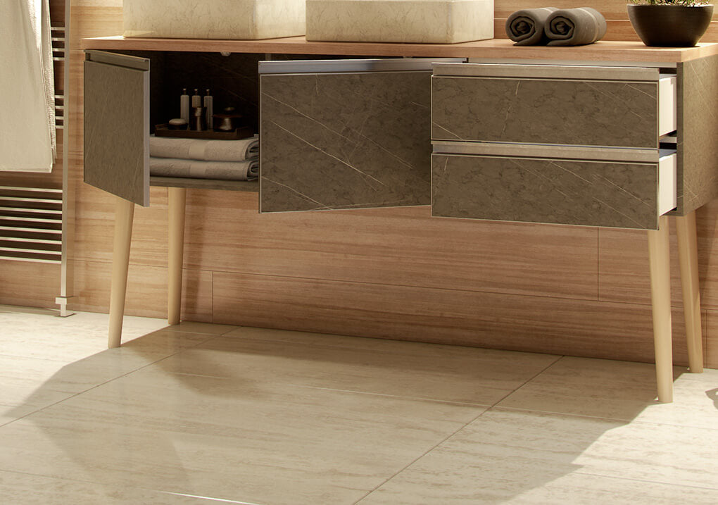 Tablero aglomerado melamina rovere RH Pelíkano 15 mm - Madecentro