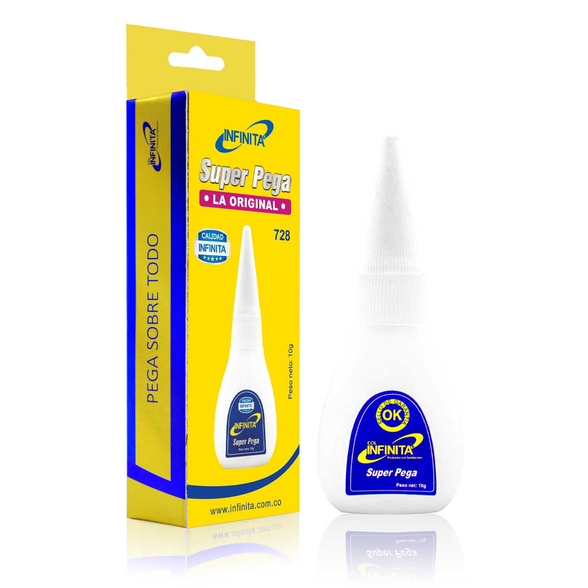 Pegante Instantaneo Super Pega Infinita tradicional 10g - Madecentro
