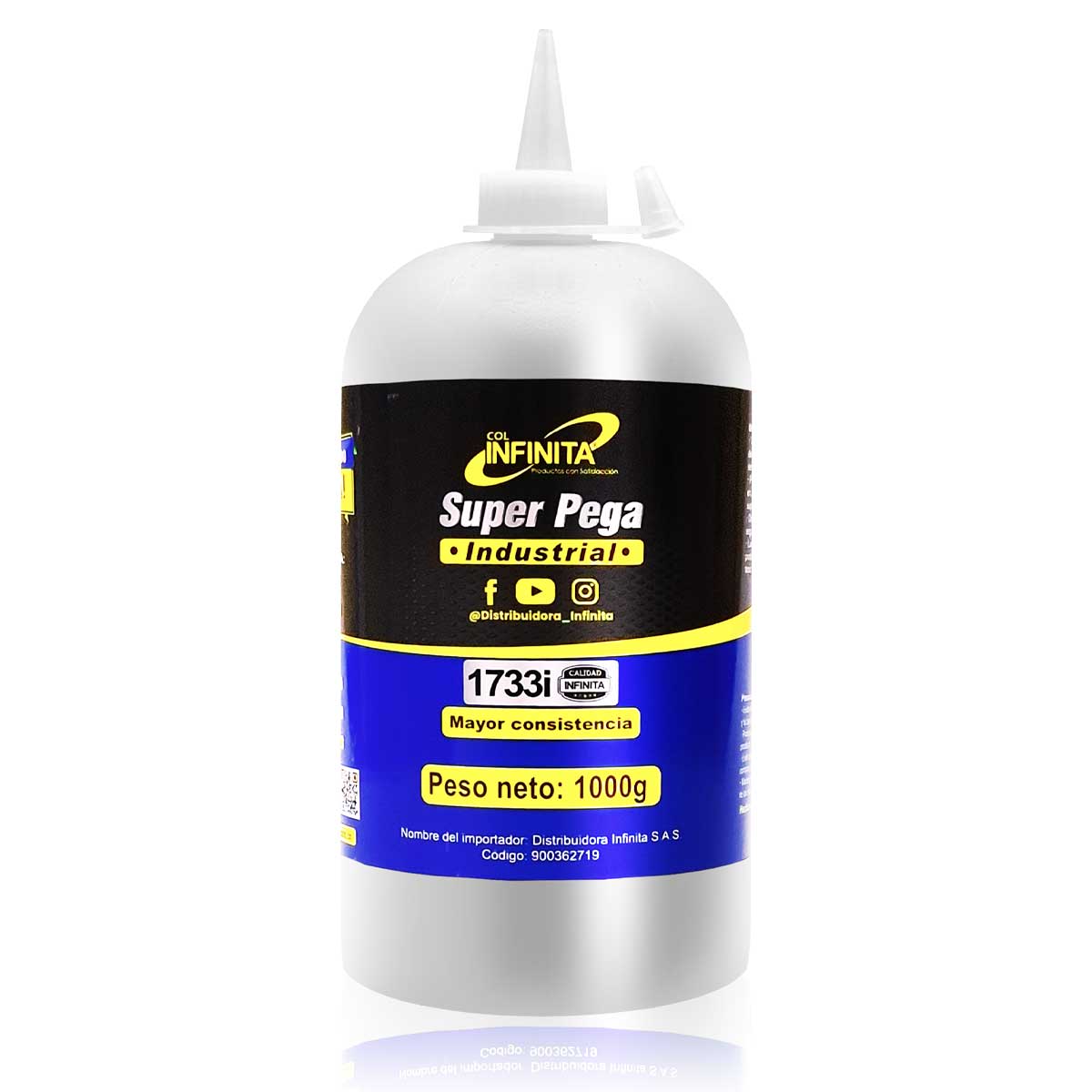 Pegante Instantaneo Super Pega Infinita industrial 1000g - Madecentro