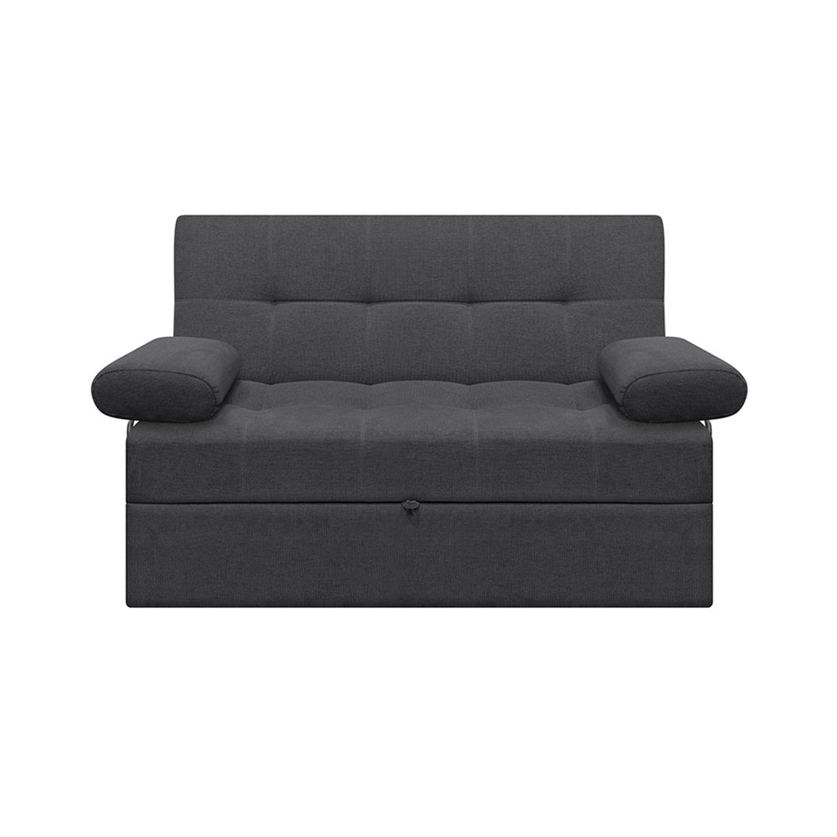 Sofá cama Angela con brazos en tela anti fluido marca Pullman - Madecentro