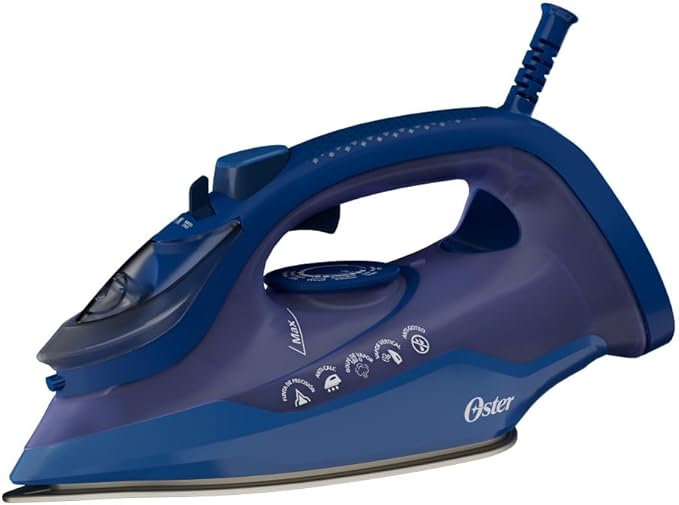 Plancha de ropa Oster Aeroceramic con punta de precisión, gatillo y go ...
