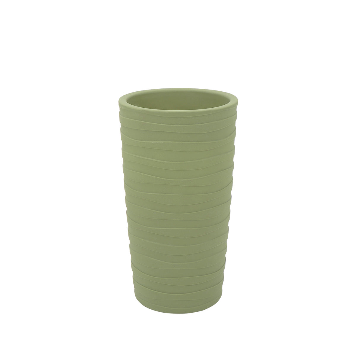 Maceta grego en polietileno verde oliva 65 cm Tramontina - Madecentro