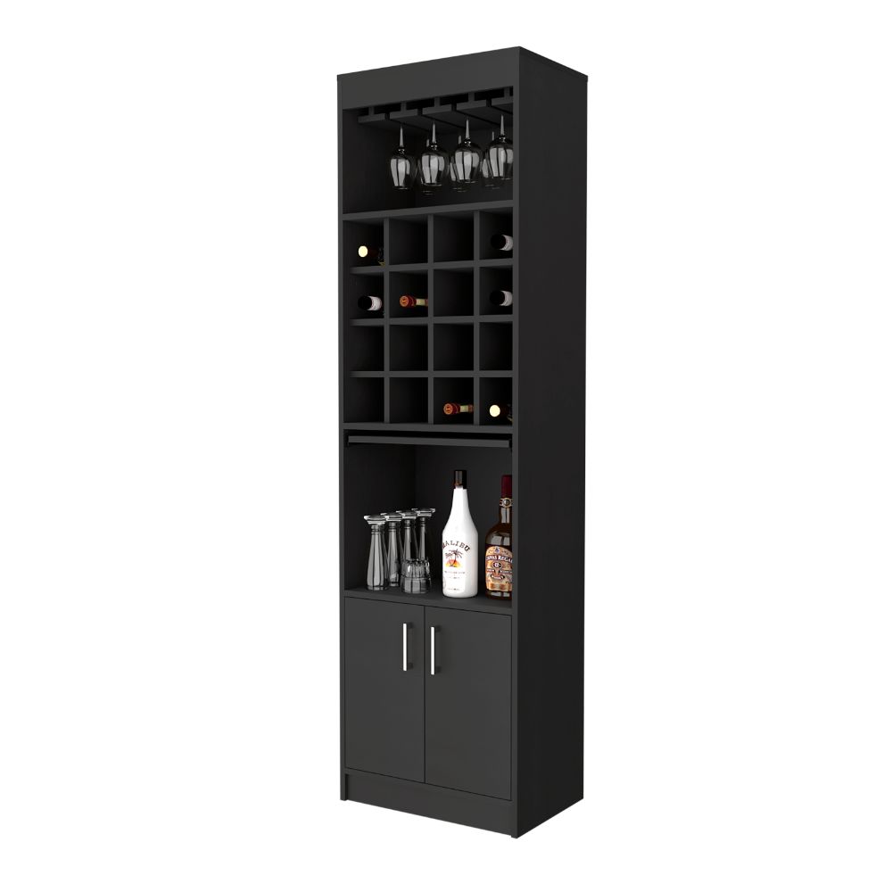 Bar sancro, wengue, con gran capacidad de almacenamiento zf - Madecentro